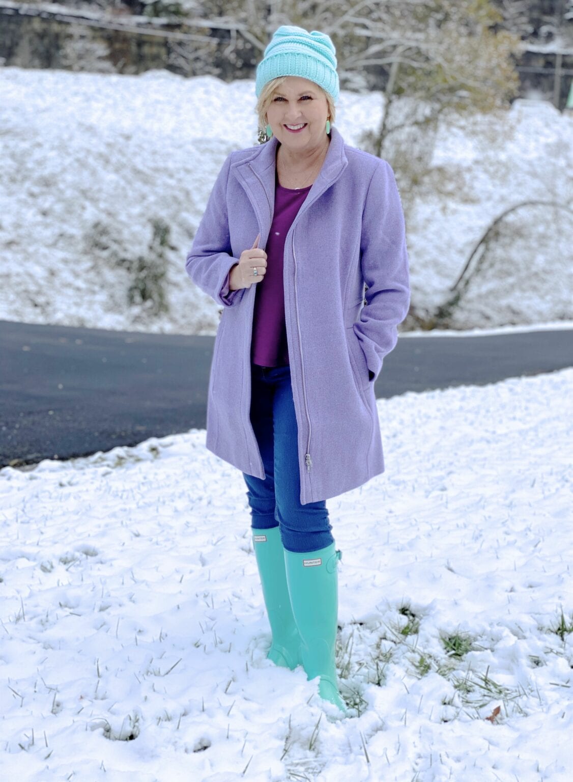 HOW TO WEAR PURPLE AND BLUE TOGETHER AND NOT LOOK CHILDISH