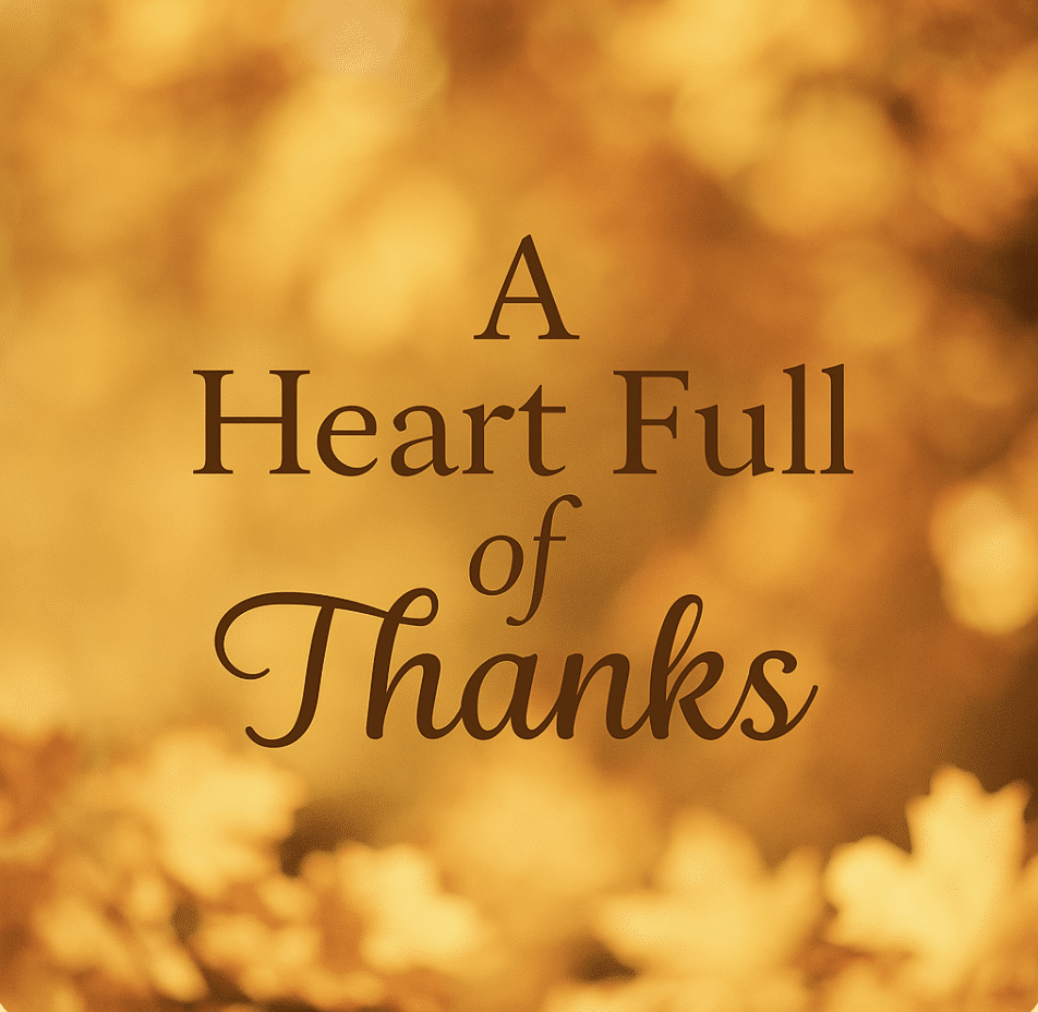 A Heart Full of Thanks: Looking Back on Blessings We Sometimes Forget