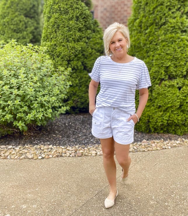 STYLING WHITE SHORTS THREE WAYS FOR SUMMER