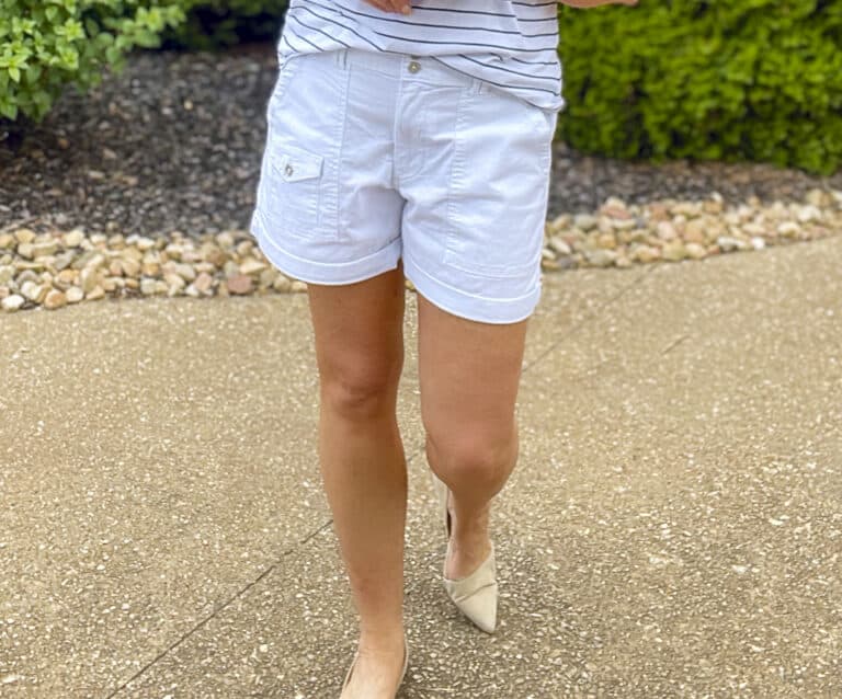 STYLING WHITE SHORTS THREE WAYS FOR SUMMER