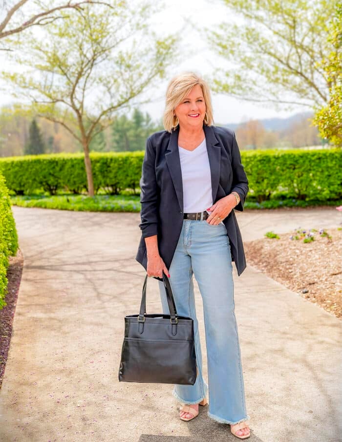 Wearing Wide-Leg Jeans When You're Over 50