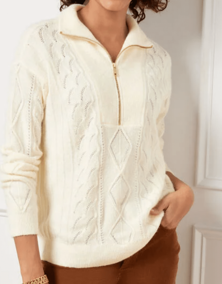 The Best Cream Colored Sweaters To Add To Your Wardrobe Now