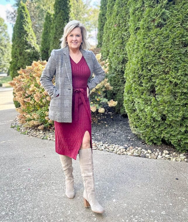 The Best Sweater Dresses For Women Over 50