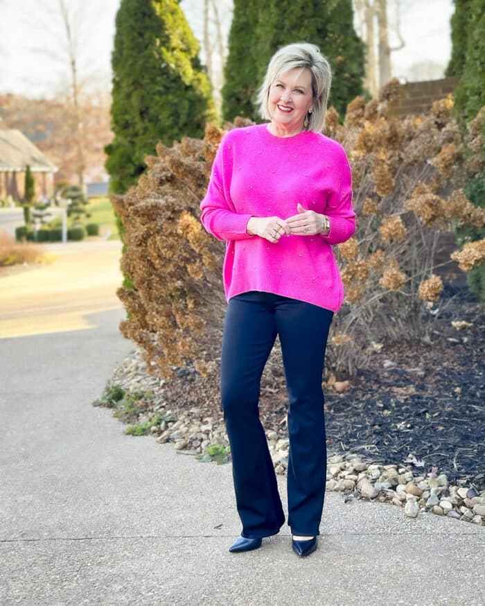 How To Wear Pink In The Winter