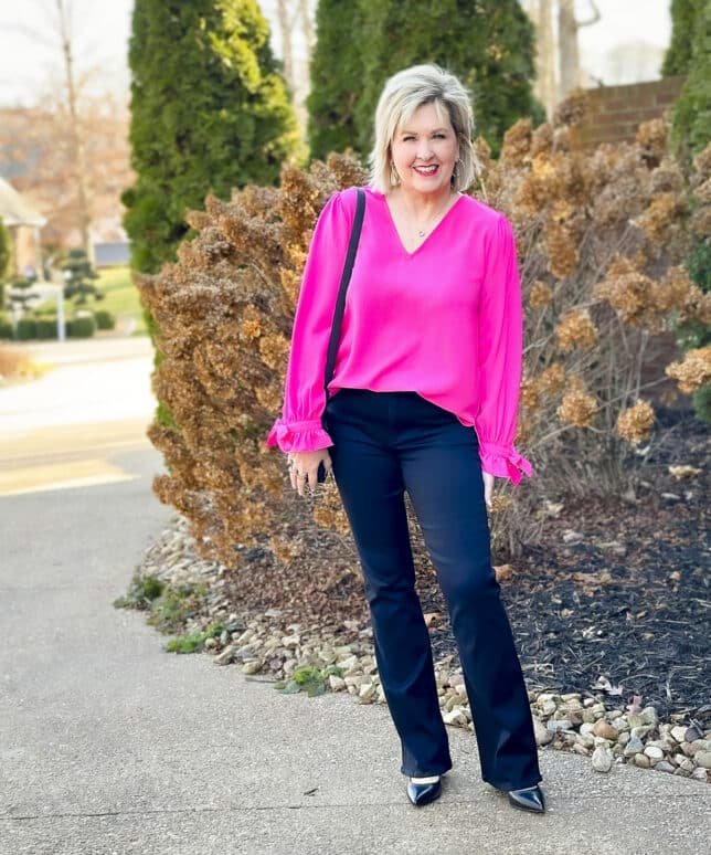 How To Wear Pink In The Winter