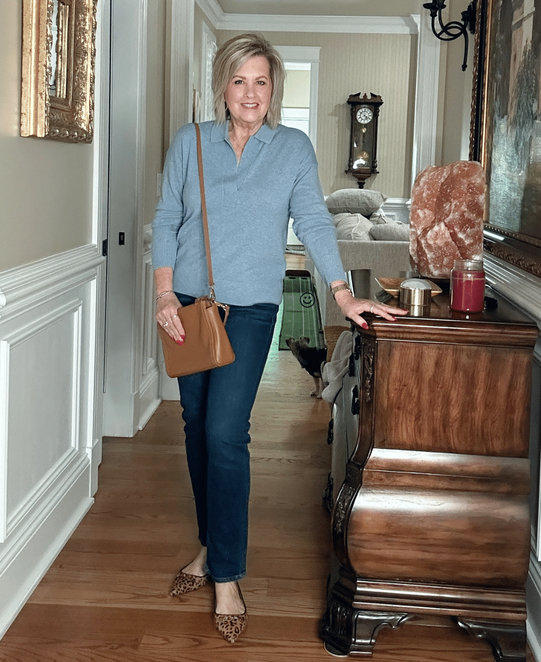 Two Ways To Wear Powder Blue For Spring