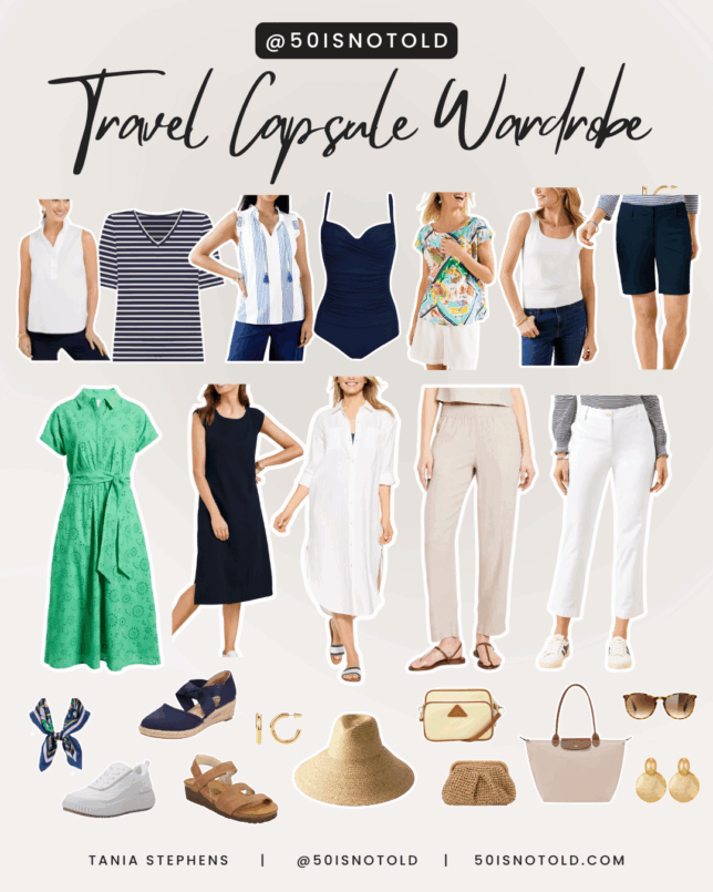 Summer Travel Capsule Wardrobe for Women Over 50