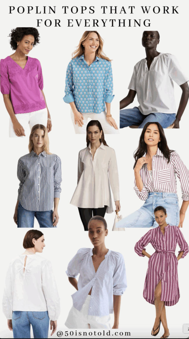 From Brunch to Travel: Poplin Tops That Work for Everything