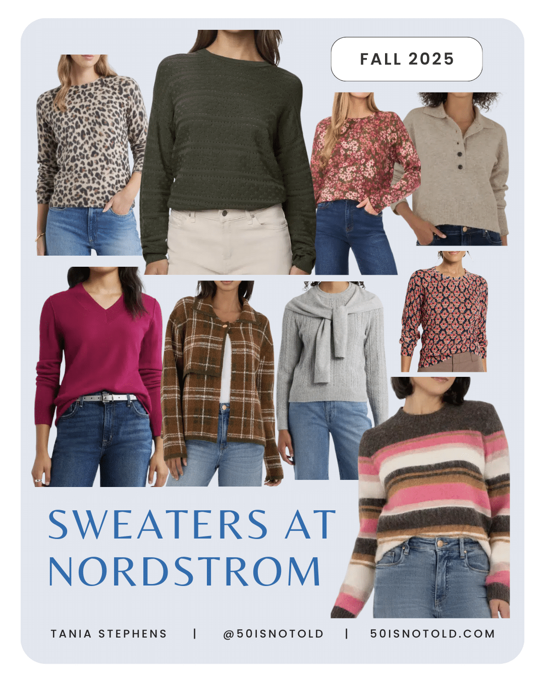 Fall Sweaters at Nordstrom for Women Over 50
